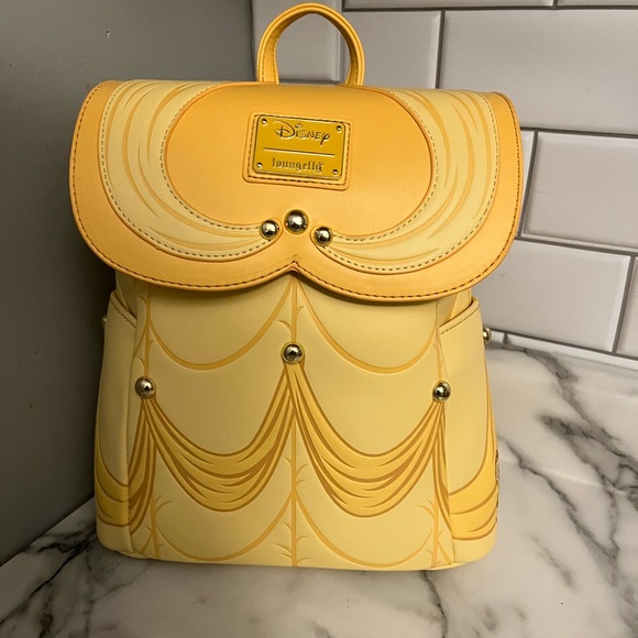 Loungefly | Bags | Belle Mini Backpack And Wallet | Poshmark